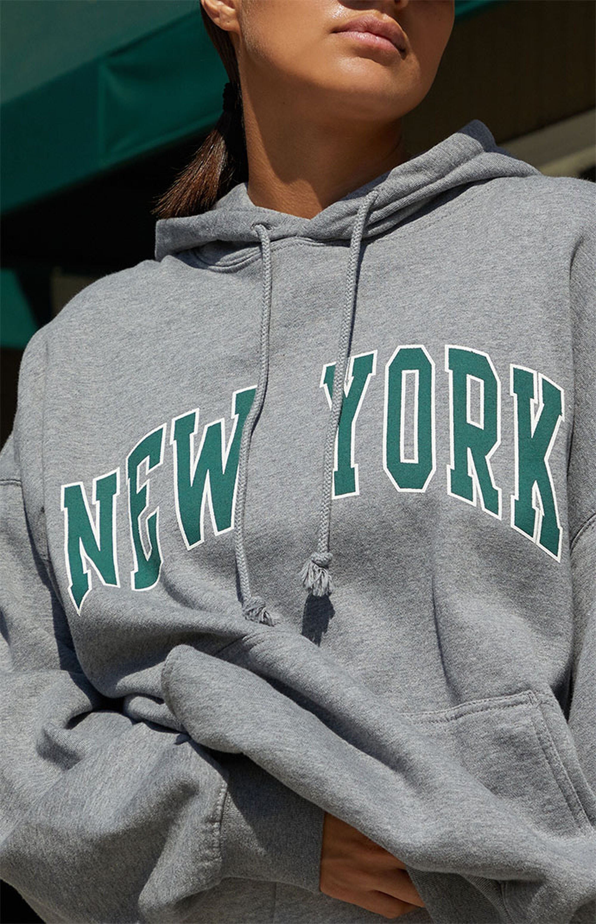 John Galt Gray New York Hoodie | PacSun