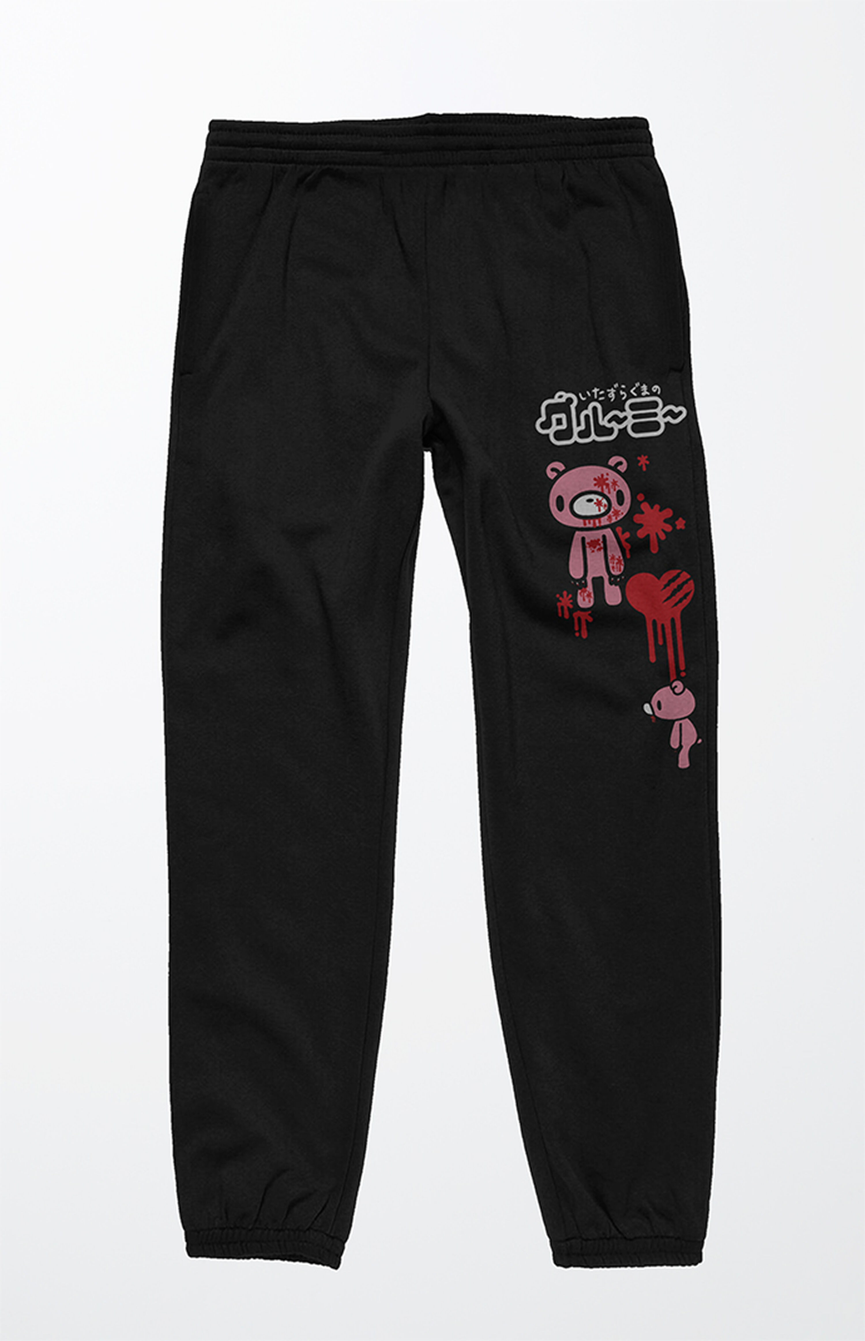 Gloomy Bear Dripping Heart Sweatpants | PacSun