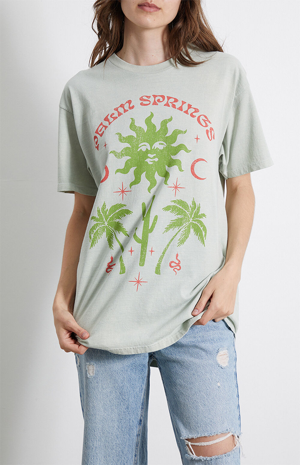Golden Hour Palm Springs Icons Oversized T-Shirt | Pacsun