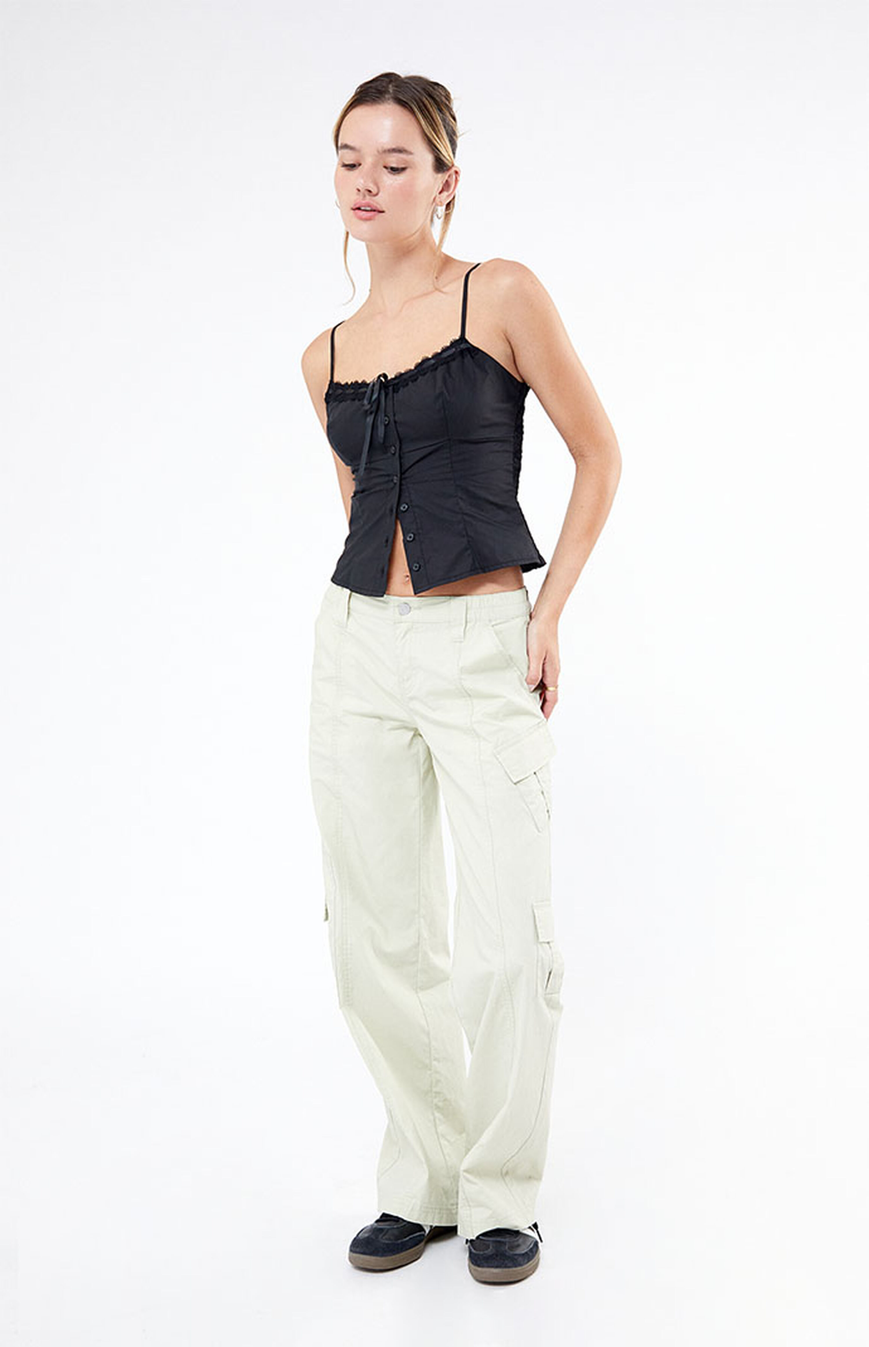 LA Hearts Button Up Tank Top | Pacsun