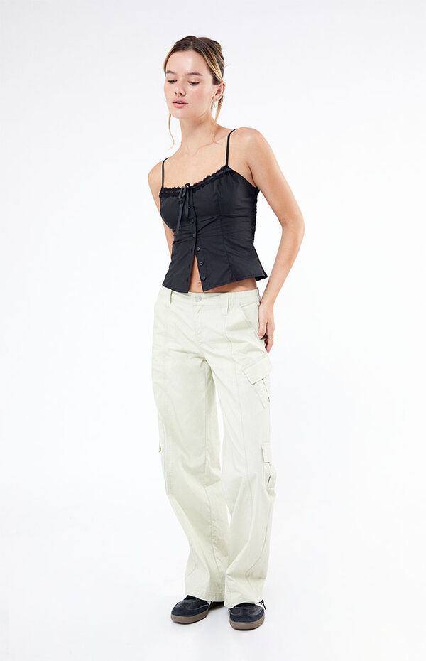 LA Hearts Button Up Tank Top | Pacsun