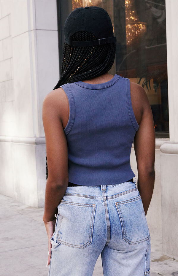 John Galt Navy Connor Tank Top | PacSun