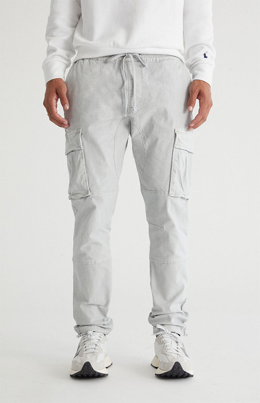 Pacsun Light Gray Slim Cargo Pants | Pacsun
