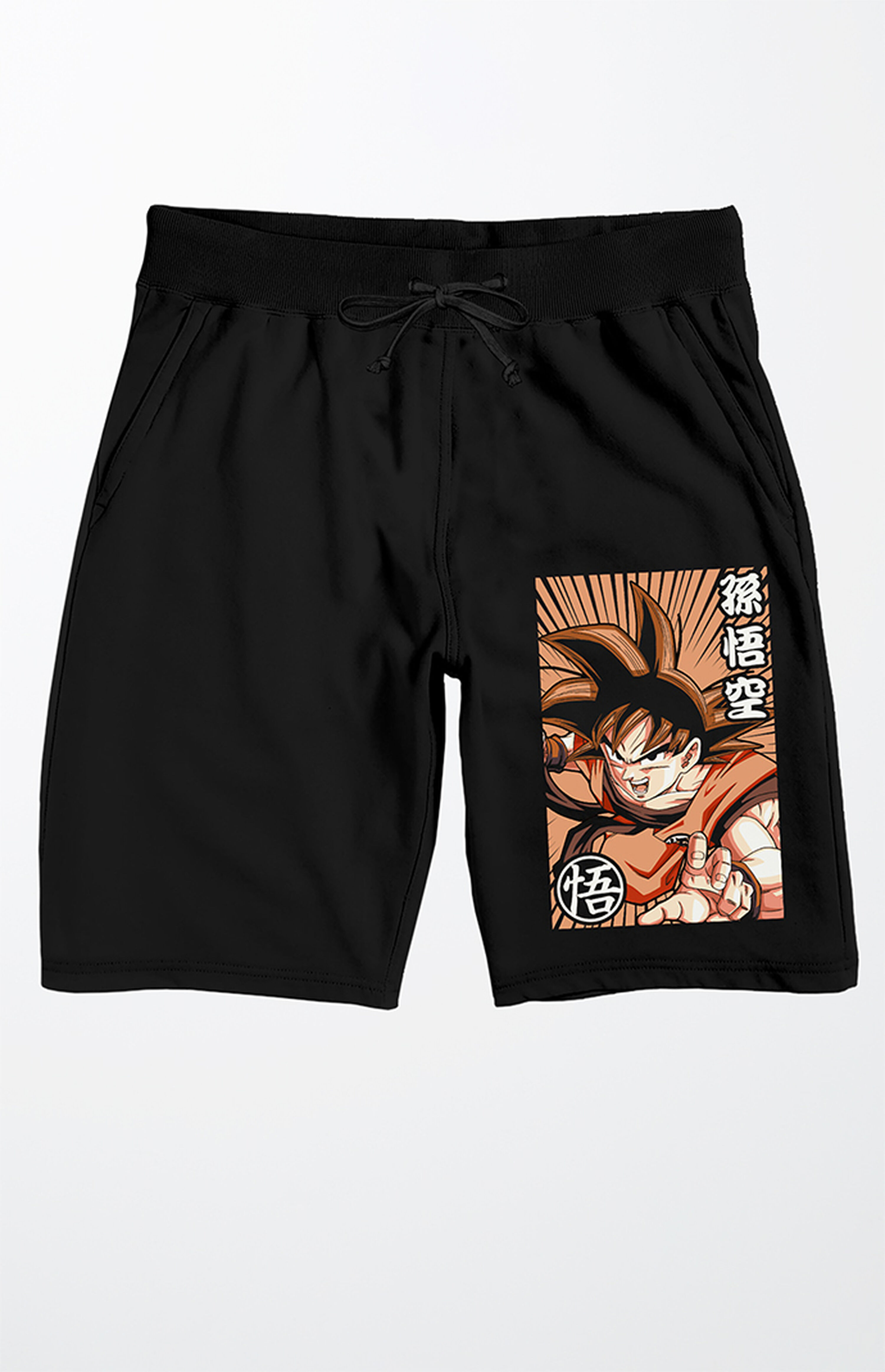 Dragon Ball Z Goku Attack Anime Sweat Shorts | Pacsun