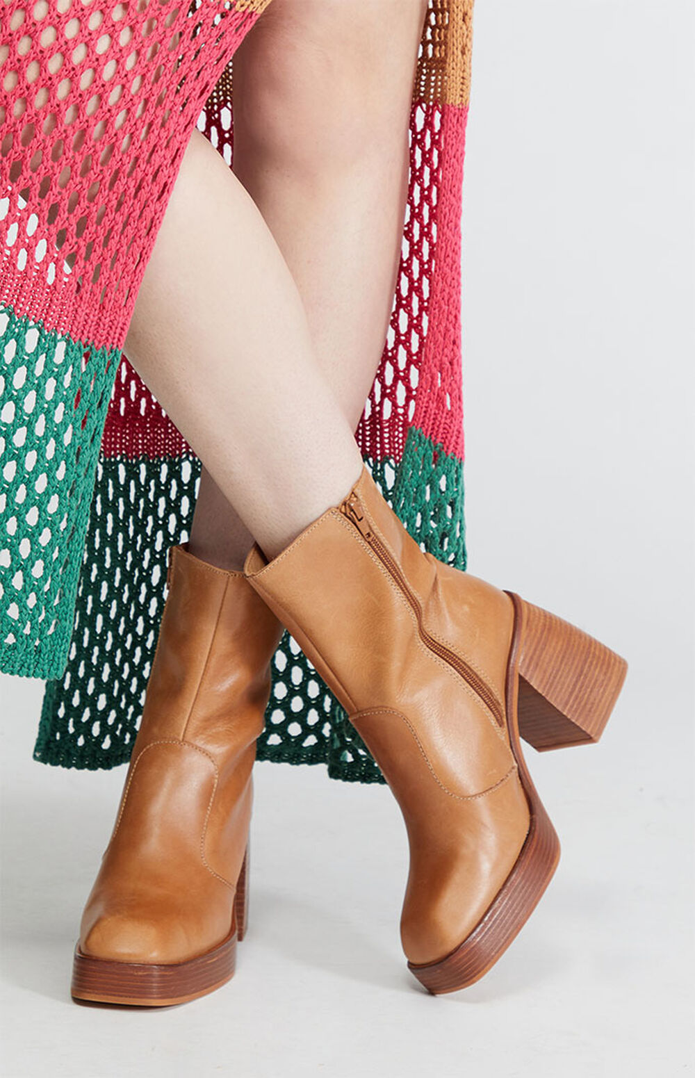 Free People Women's Ruby Shine Platform Boots | PacSun