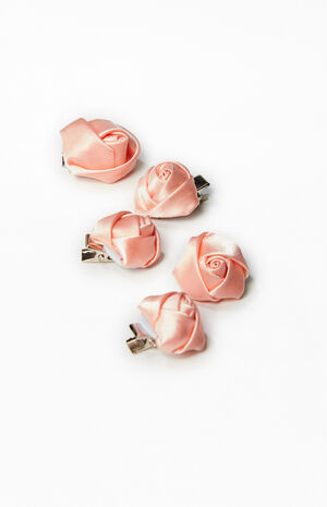 Pacsun 4 Pack Mini Rosette Hair Clips | Pacsun