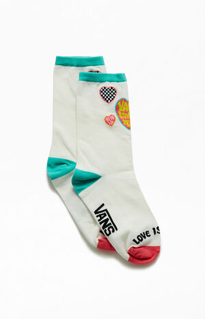 Vans Loves You Ticket Crew Socks | PacSun
