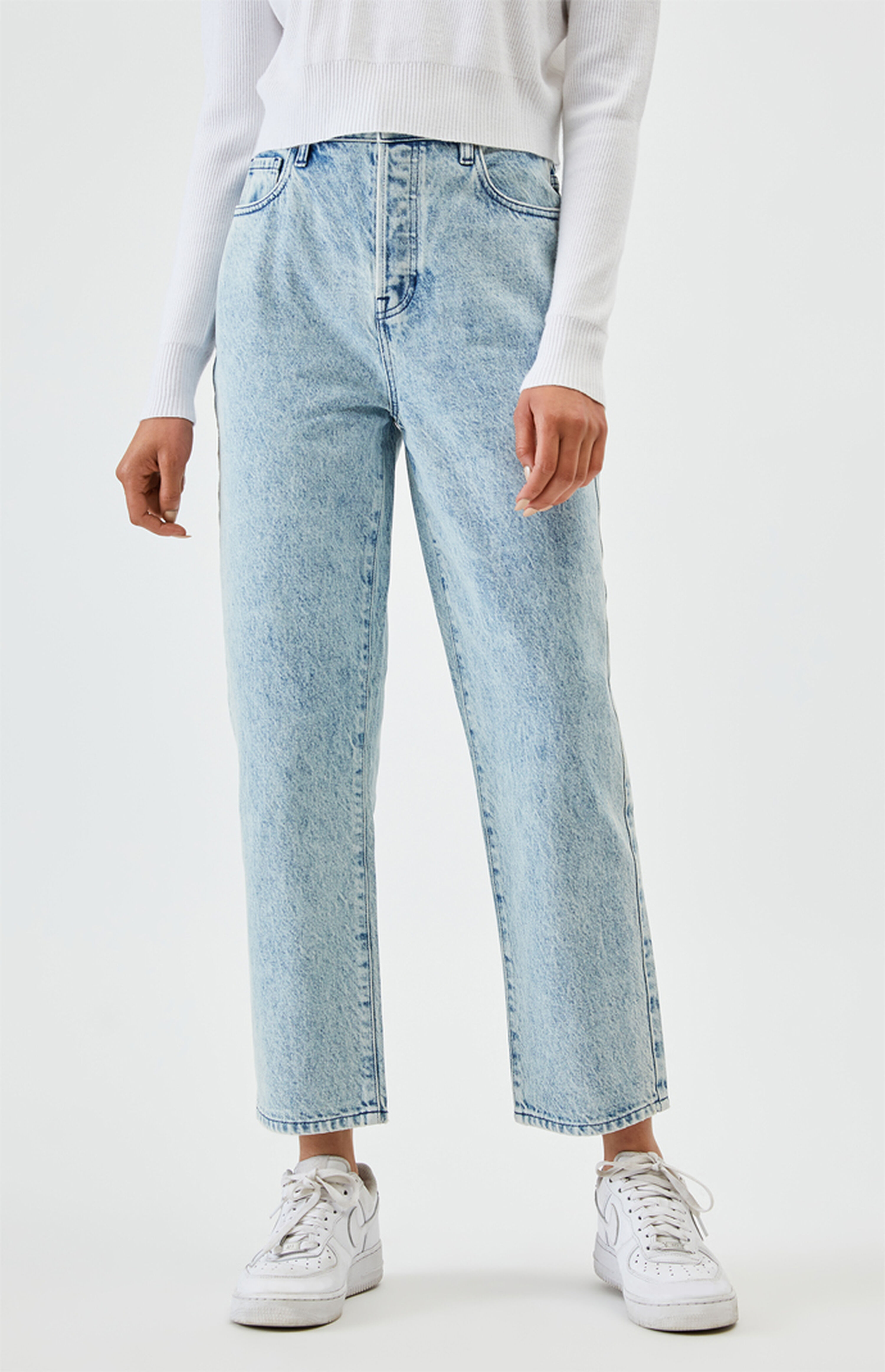 Pacsun Totally Acid High Rise Straight Leg Jeans | PacSun