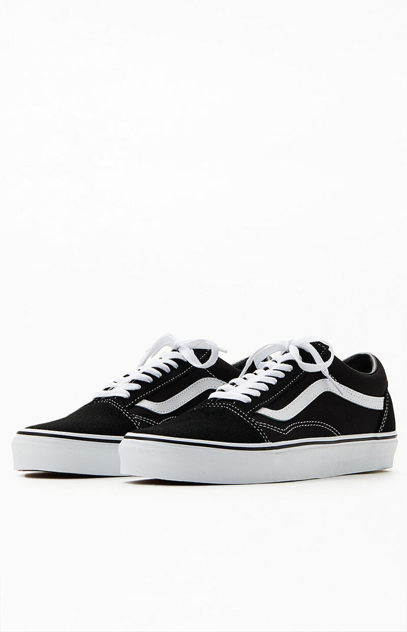 Vans Canvas Old Skool Black & White Shoes | PacSun