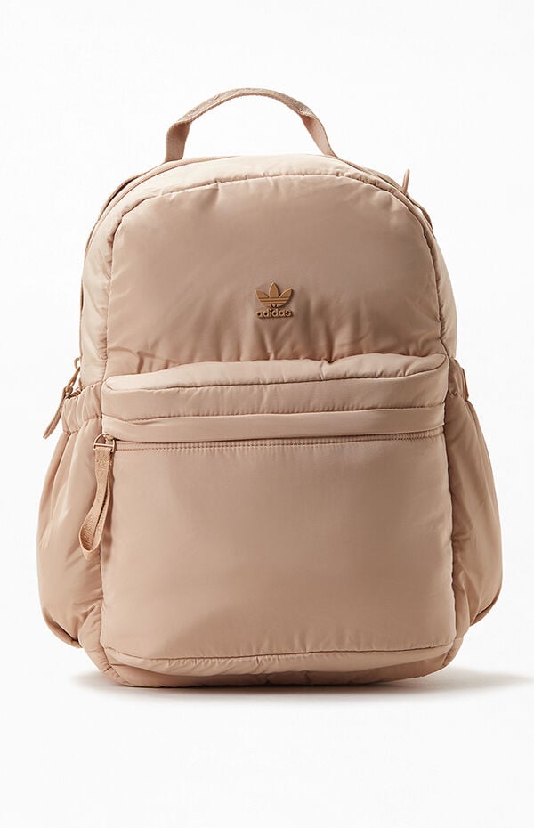 adidas Recycled Beige OG Puffer Backpack | Pacsun