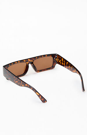 Pacsun Tortoiseshell Rectangle Sunglasses | PacSun