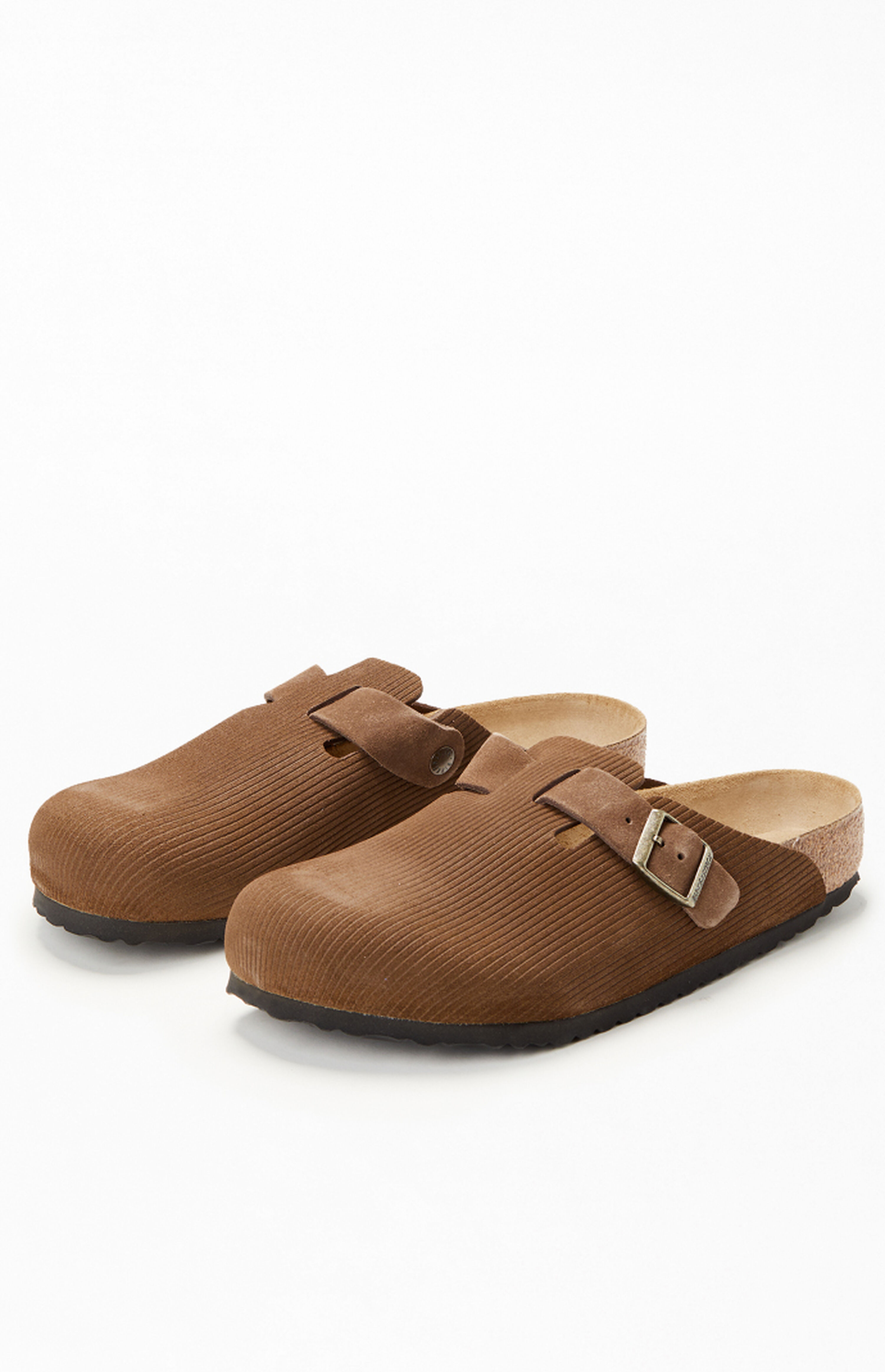 Birkenstock Boston Corduroy Clogs Dark Tea | Pacsun