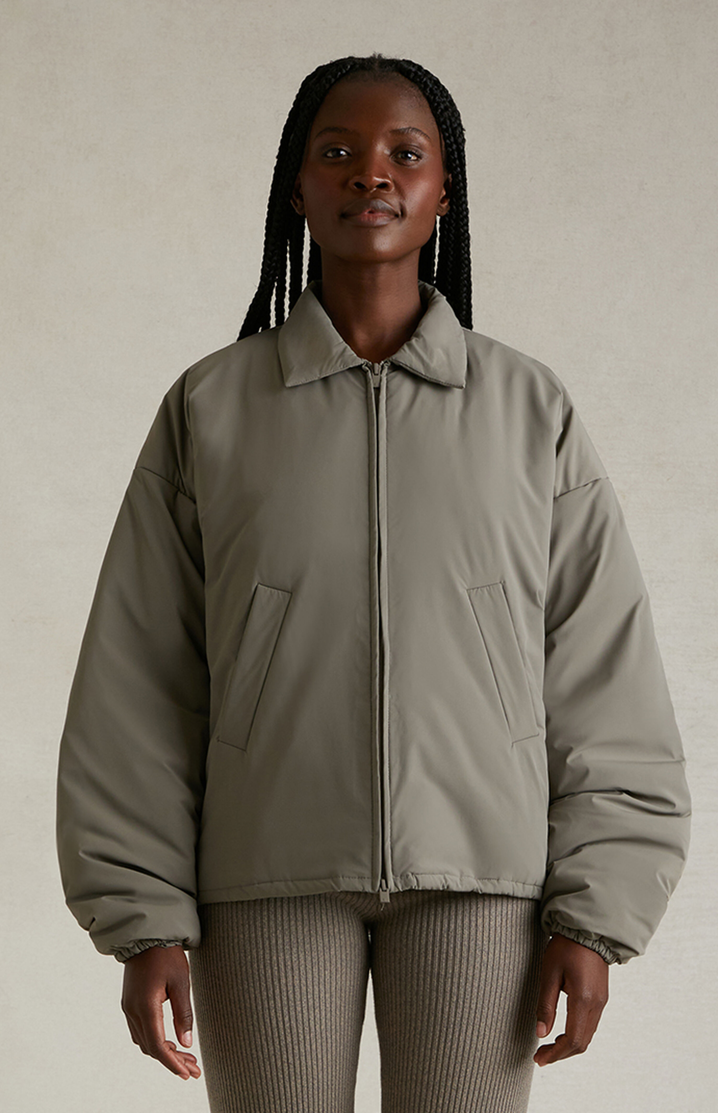 Fear of God Essentials Women's Dust Shell Bomber Jacket | PacSun