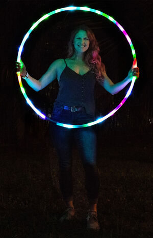 PoolCandy YardCandy Illuminated LED Hoop | PacSun