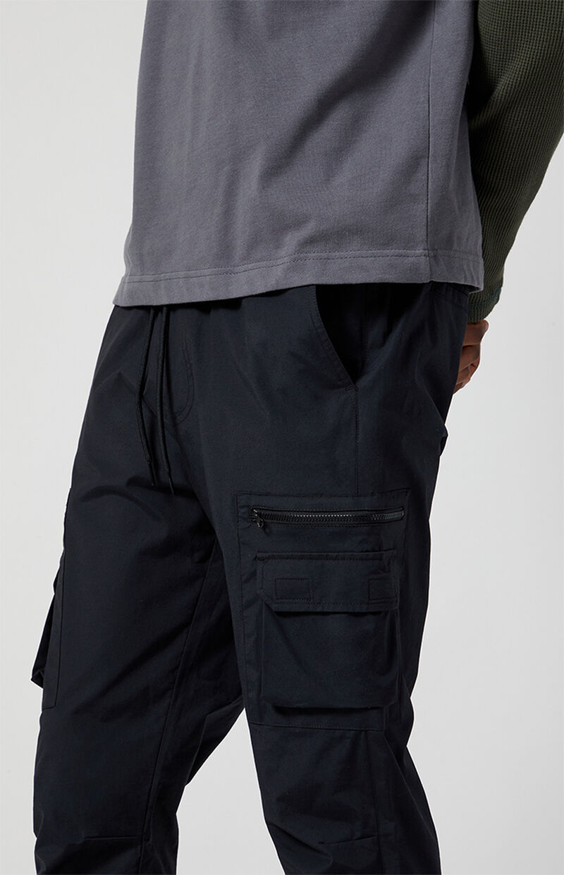 PacSun Stretch Black Slim Cargo Pants | PacSun