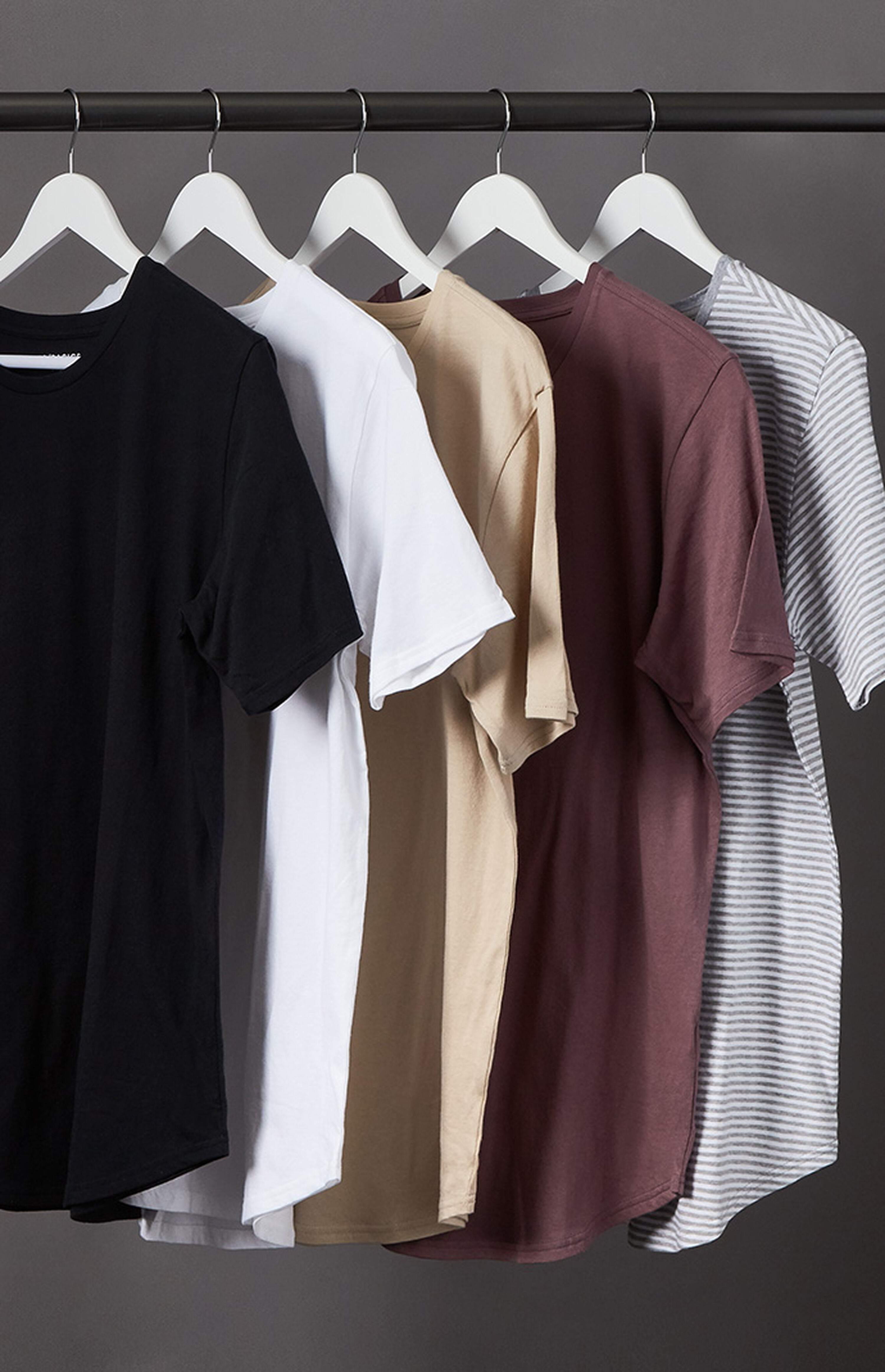PS Basics 5-Pack Scallop T-Shirts | PacSun