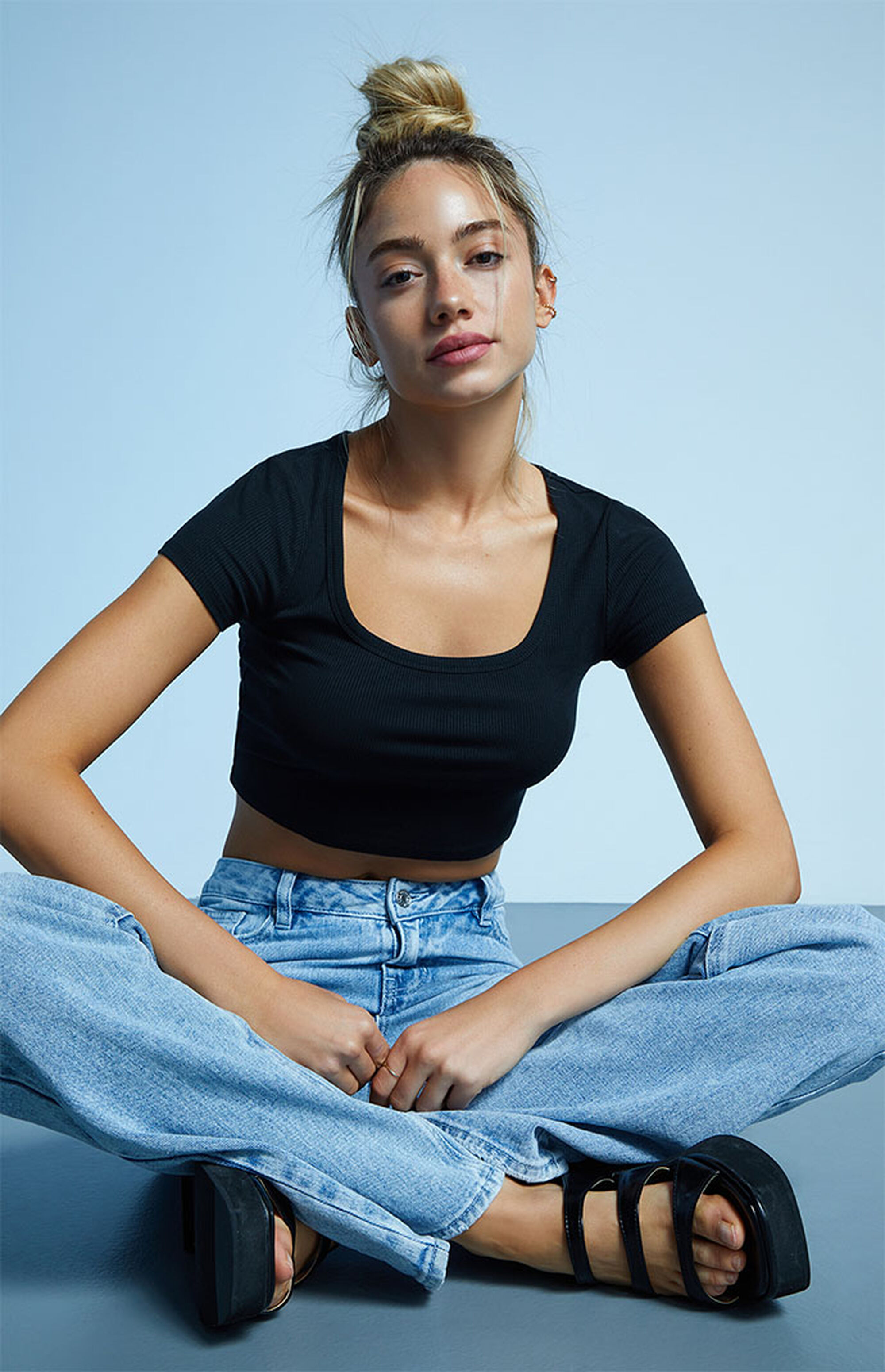 PS Basics by Pacsun Scoop Ribbed Baby T-Shirt | PacSun