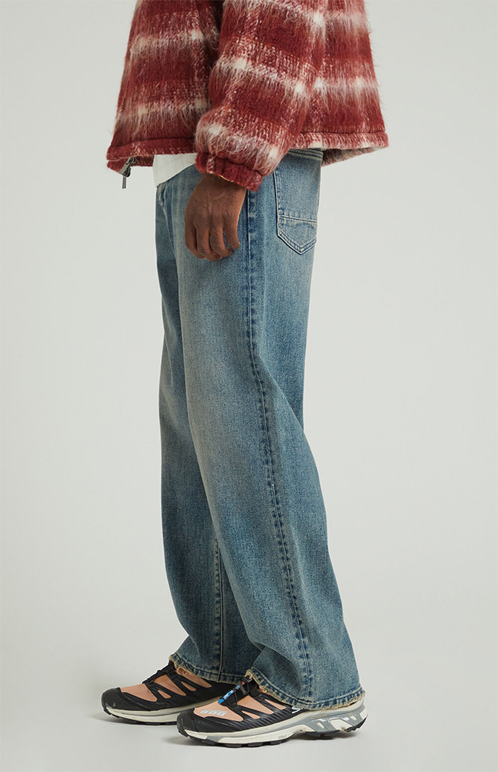 Pacsun Medium Indigo Wash Baggy Jeans | PacSun