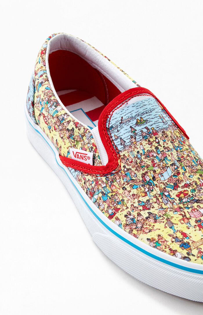 Vans x Where's Waldo Slip-On Shoes | Pacsun
