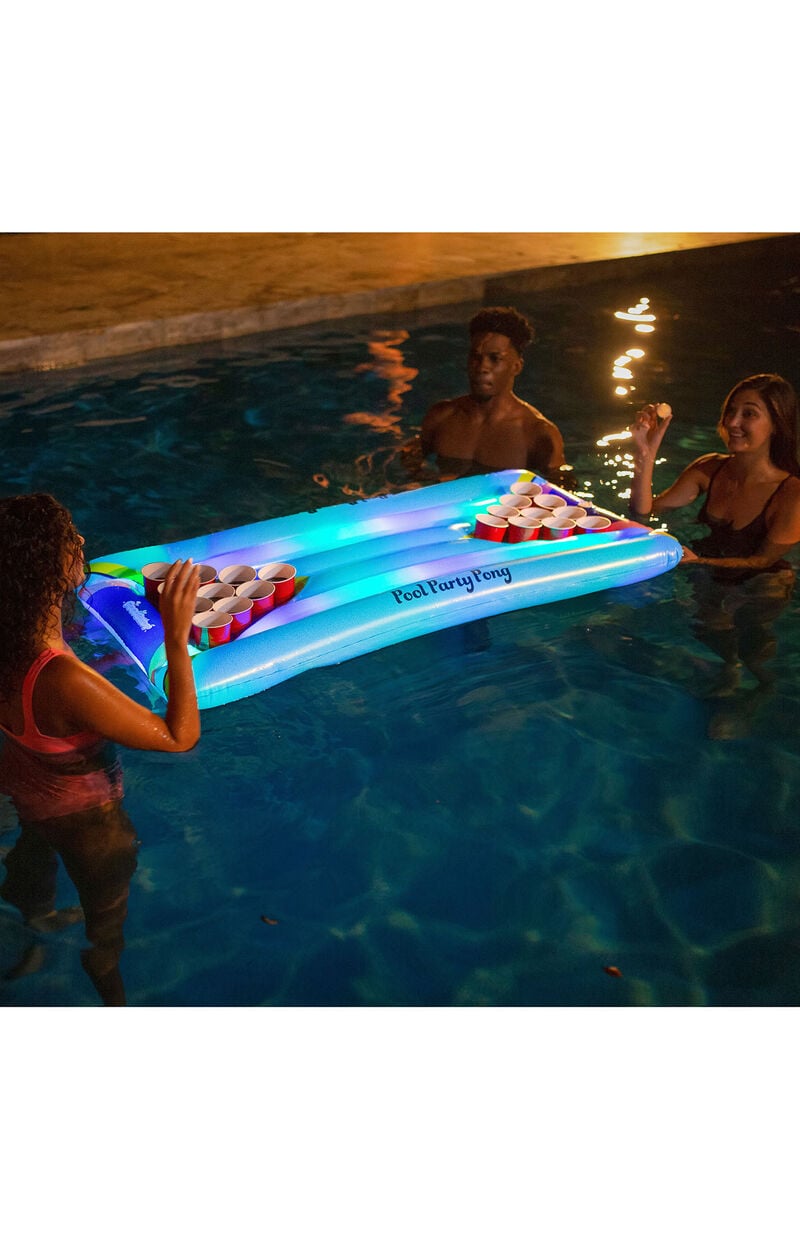 PoolCandy Inflatable Illuminated LED Pool Party Pong | Pacsun