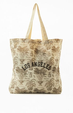monogram print bag