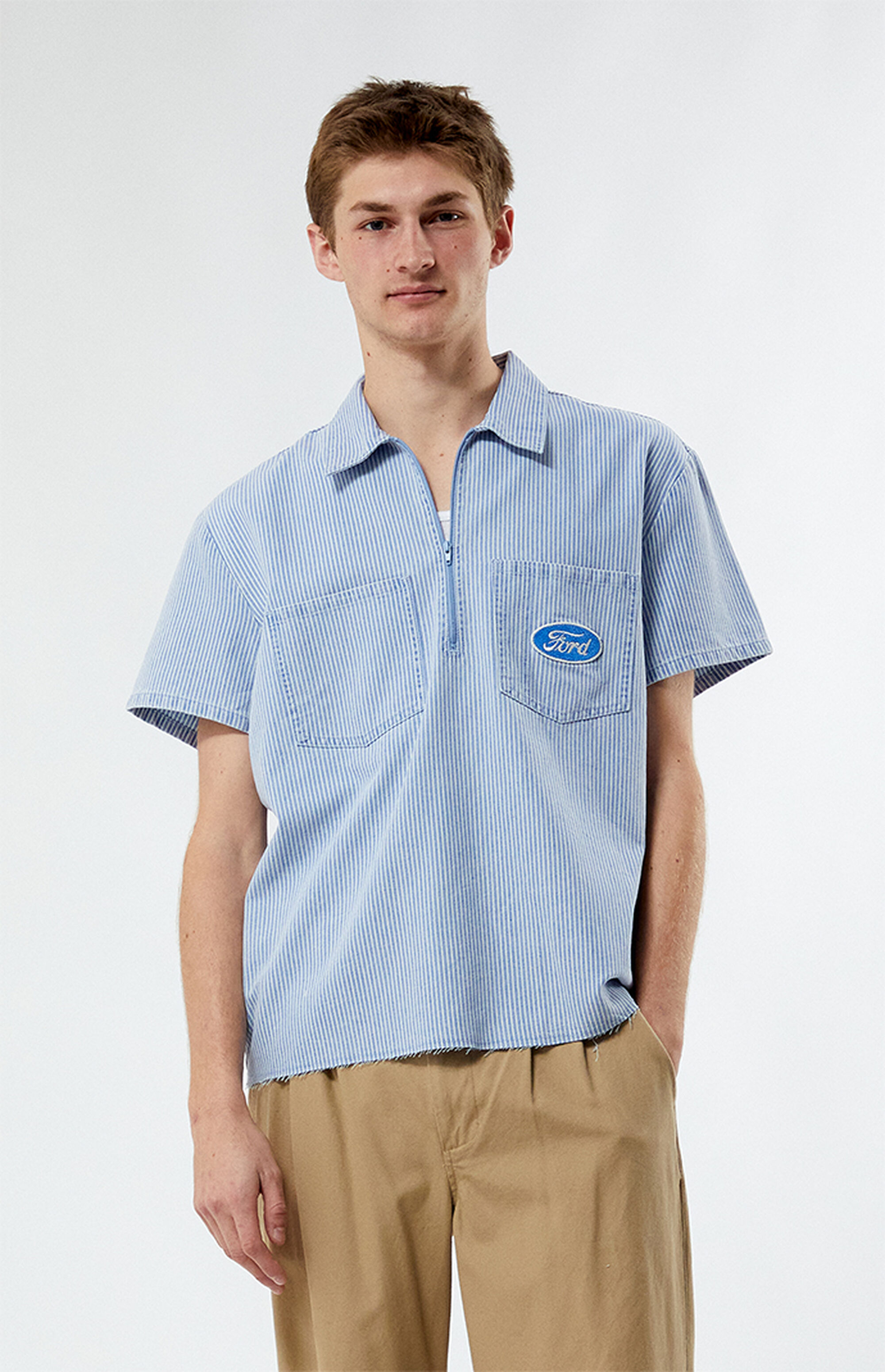 FORD Quarter Zip Shirt | PacSun