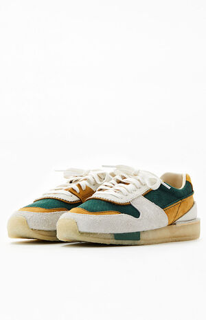 Clarks Green & Orange Tor Run Shoes | PacSun