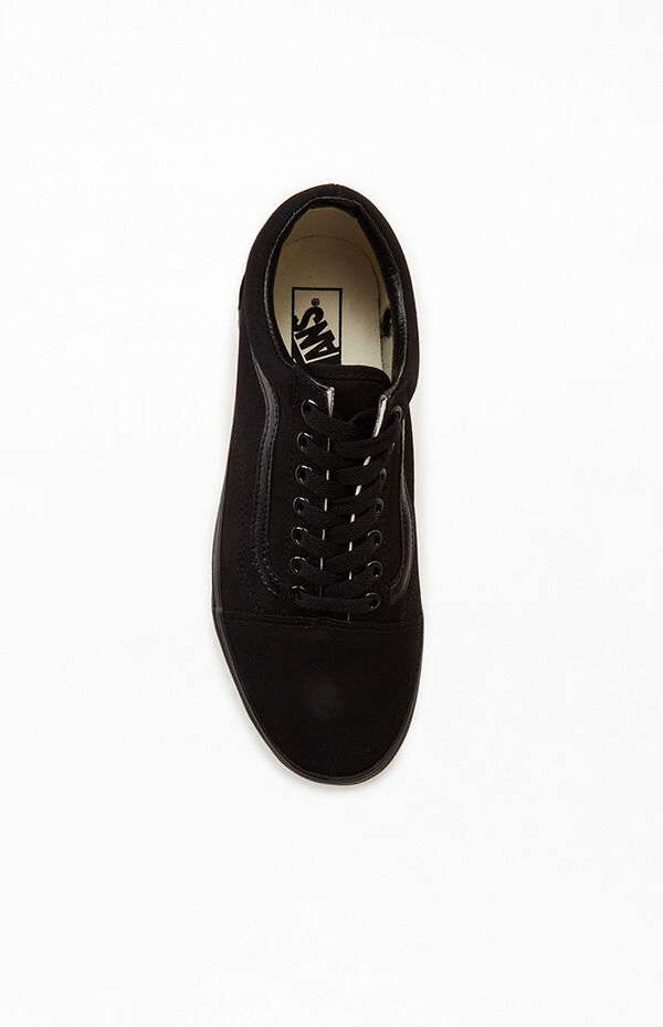Vans Mono Black Old Skool Shoes | PacSun | Pacsun