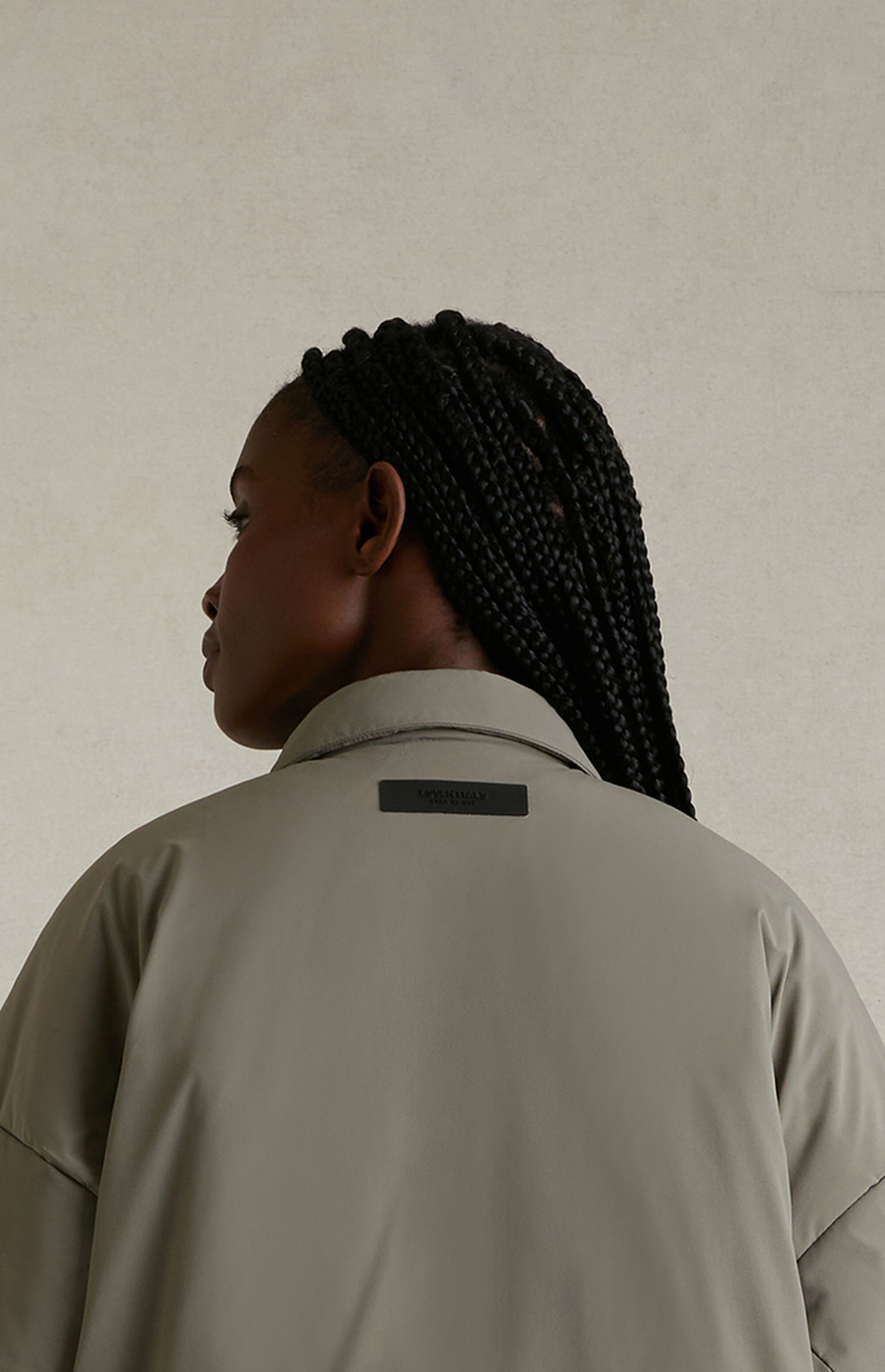 Fear of God Essentials Women's Dust Shell Bomber Jacket | Pacsun