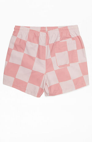 Pacsun Scribble Check 4.5" Swim Trunks | PacSun