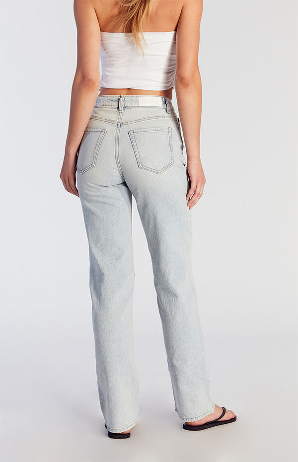 Pacsun '90s Boyfriend Jeans Stretch Light Indigo | Pacsun