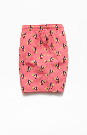 Bermies Eco Surfing Monkeys Classic 14.5" Swim Trunks | PacSun