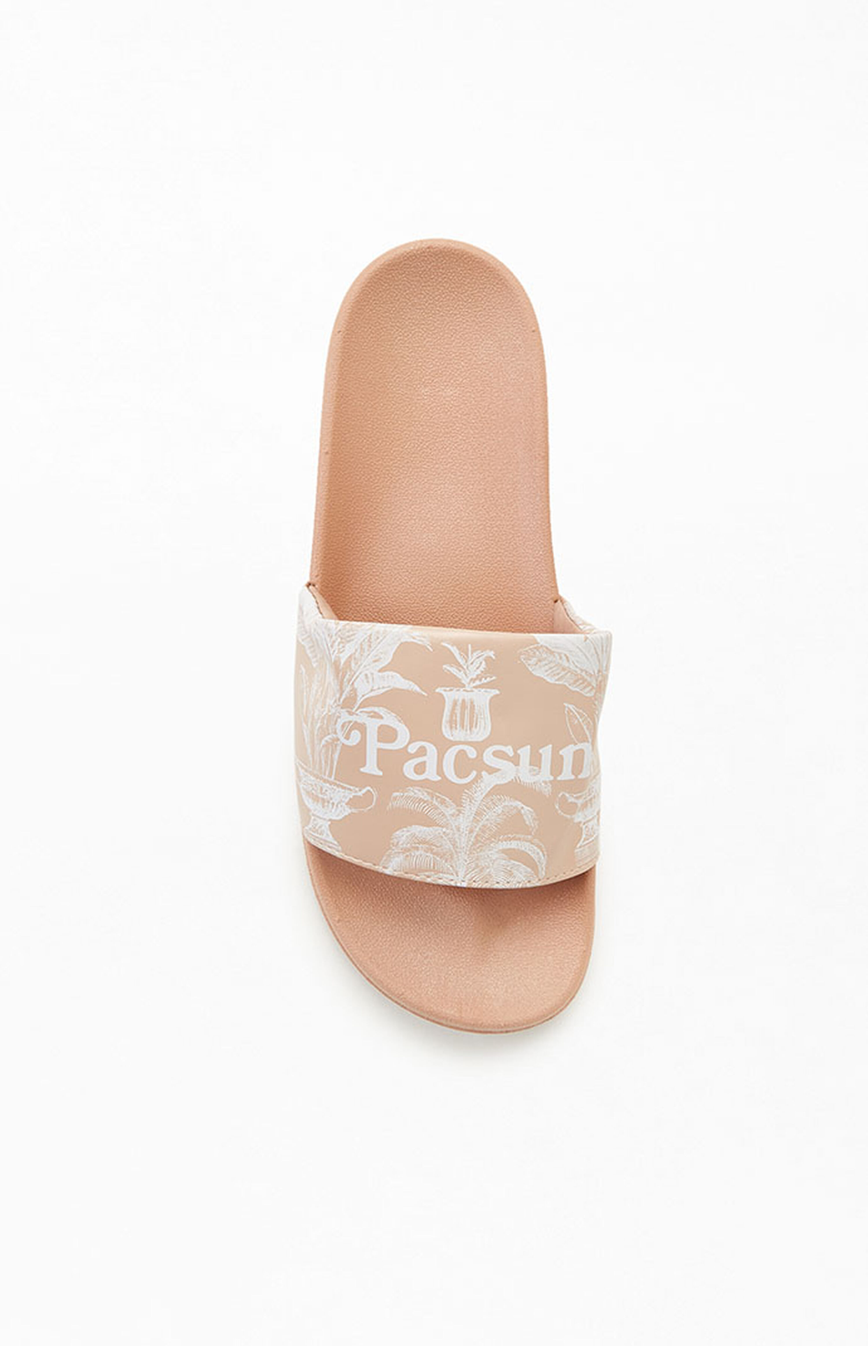 Pacsun Etoile Monogram Print Slide Sandals | PacSun