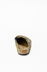 Birkenstock Boston Mixed Leather Clog Thyme | Pacsun