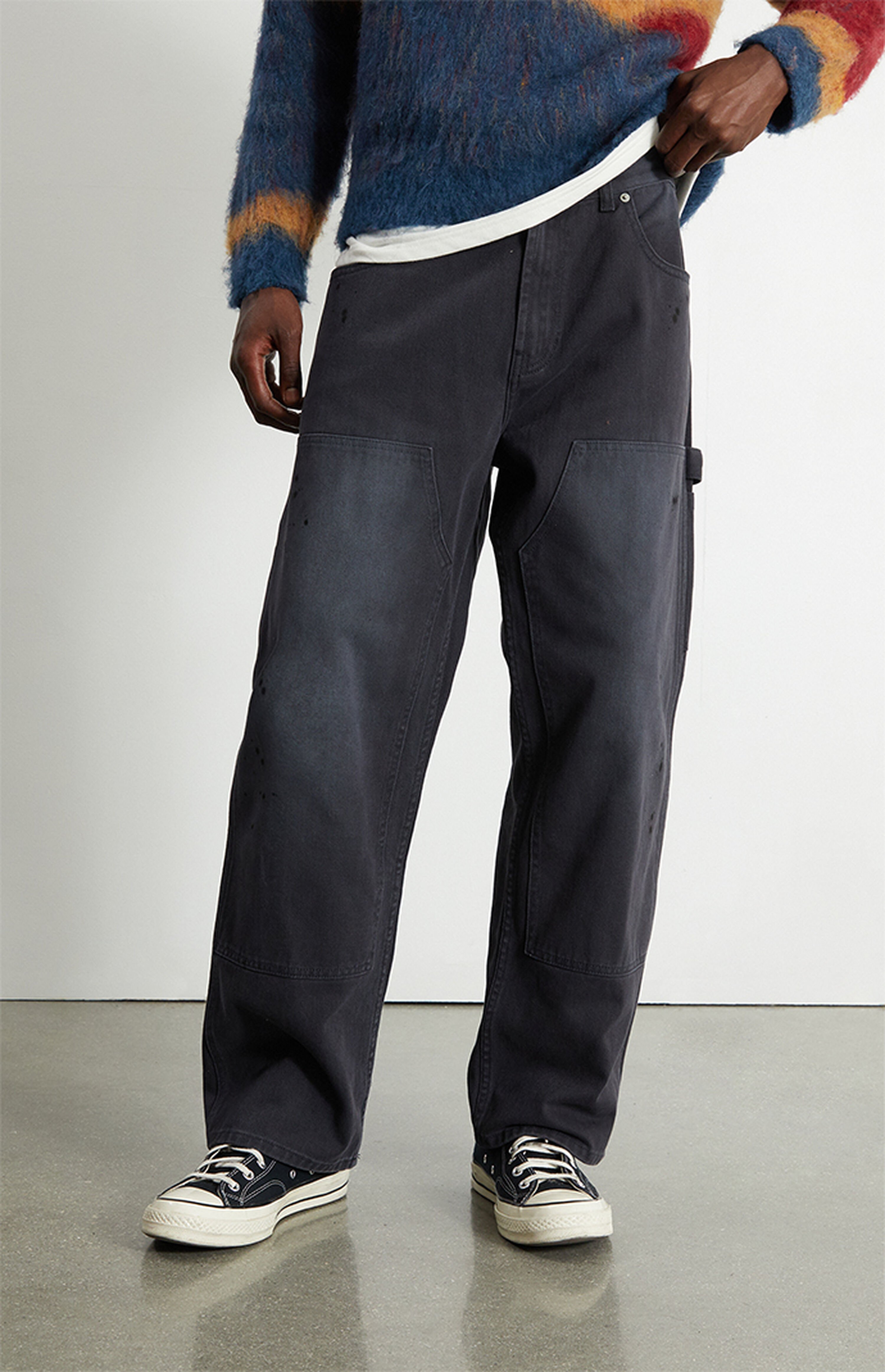 Pacsun Black Wash Baggy Jeans Pacsun