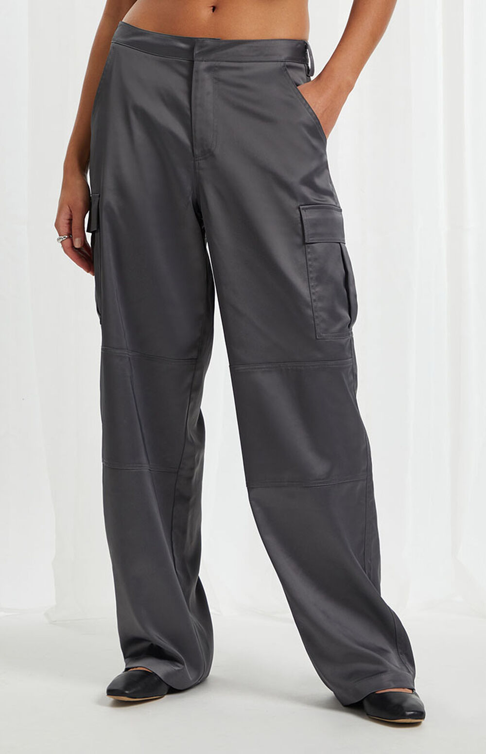 Pacsun Satin Cargo Pants | PacSun