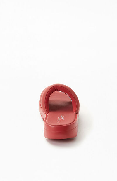 Reebok Women's Red Cardi B Slide Sandals | PacSun