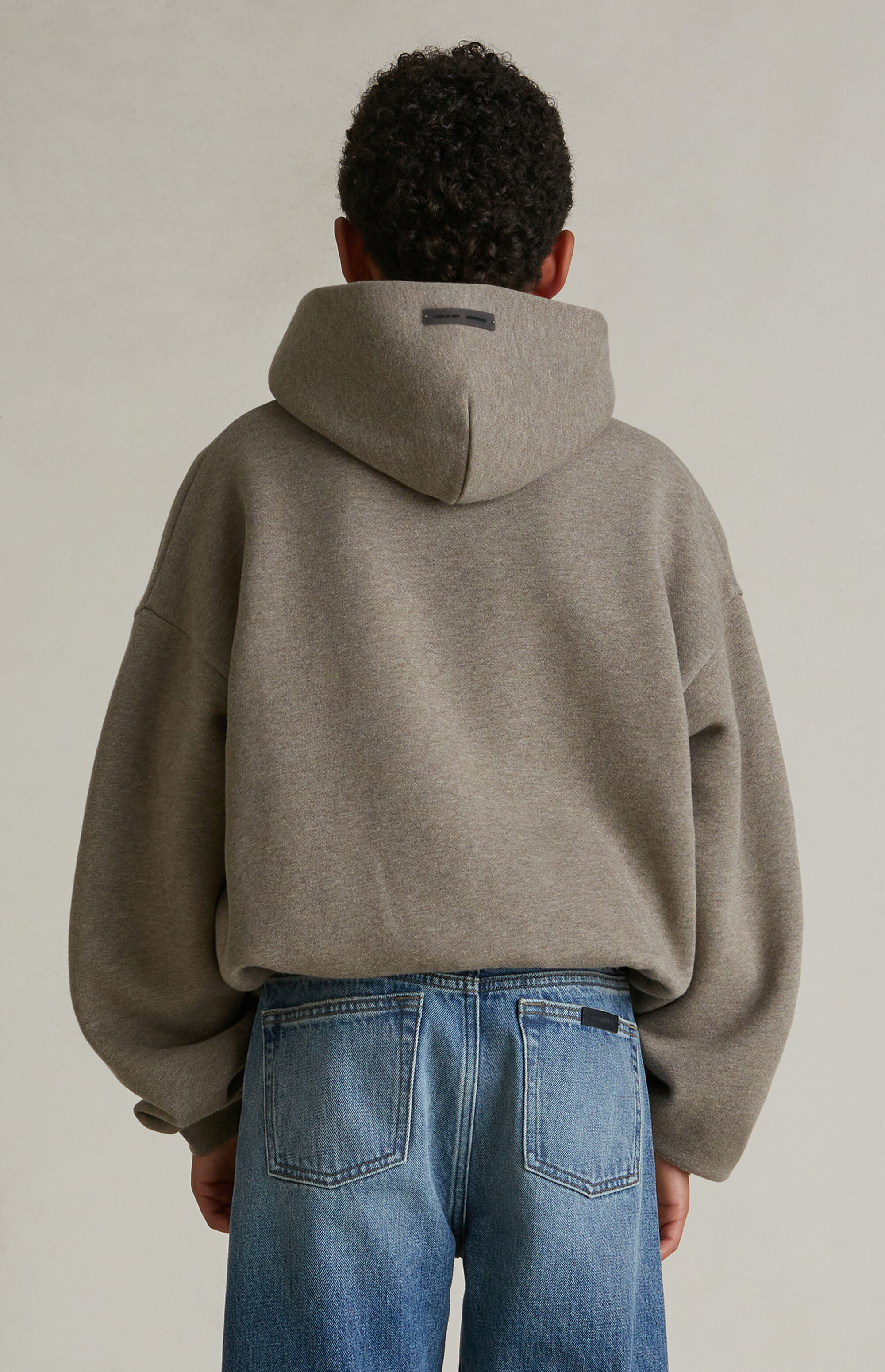 Fear of God ESSENTIALS Kids Homestead Heather Fleece Hoodie | Pacsun