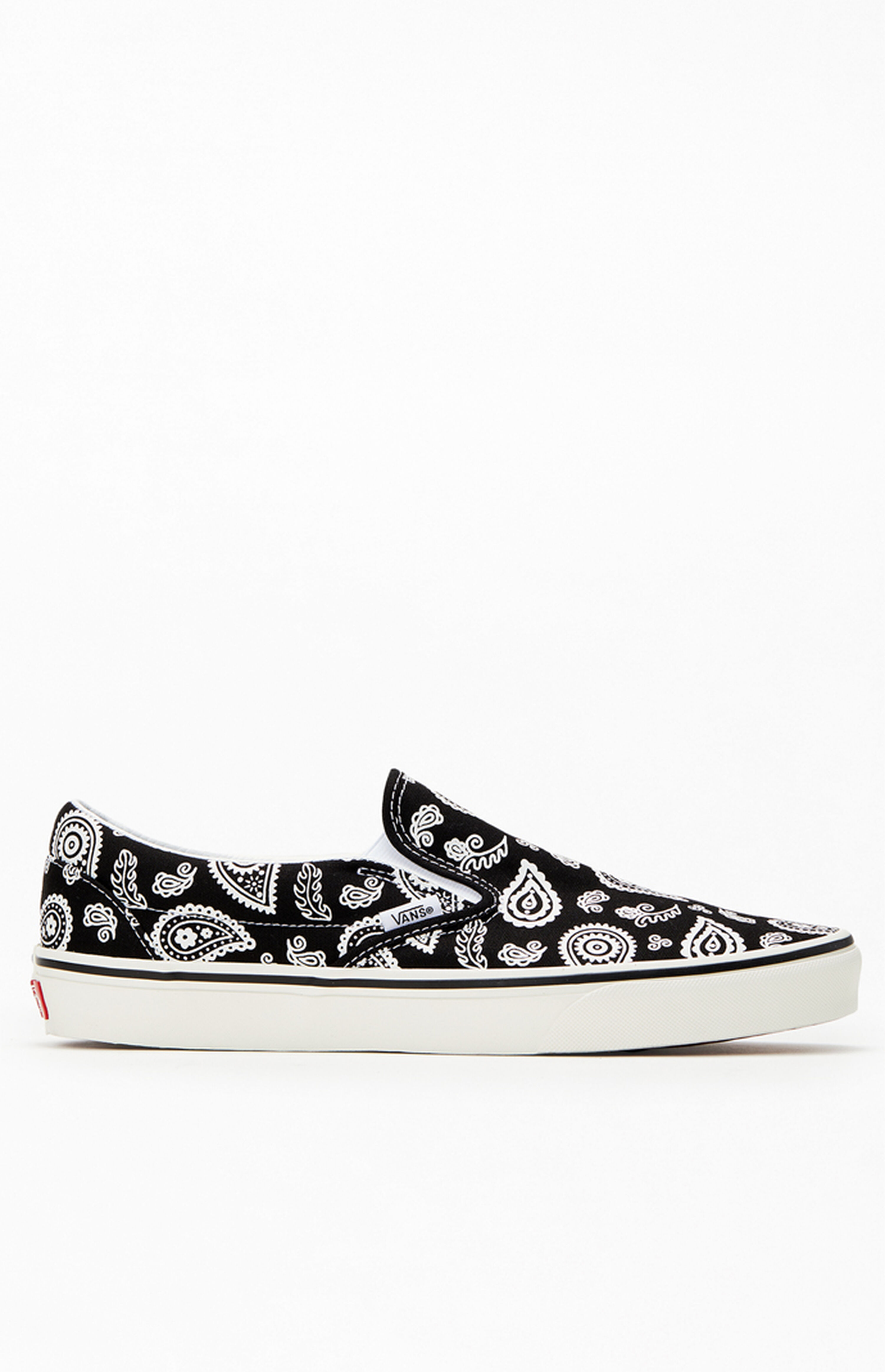 Vans Primavera Paisley Black Classic Slip-On Shoes | Pacsun