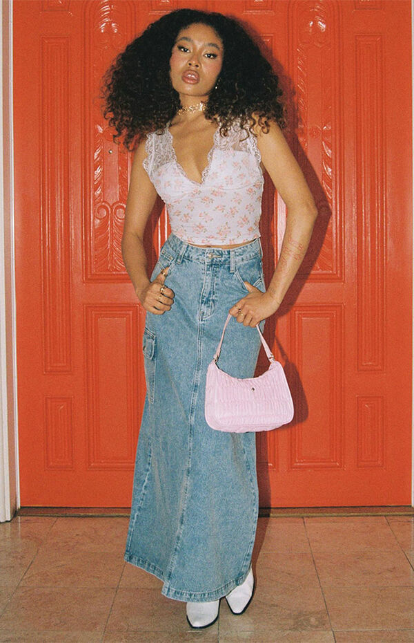 Princess Polly McGuane Denim Midi Skirt | Pacsun