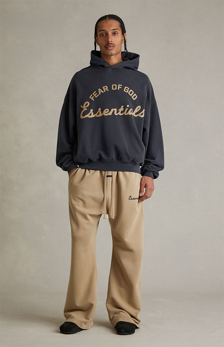 Fear of God ESSENTIALS Faded Dune Training Classic Flare Sweatpants ...