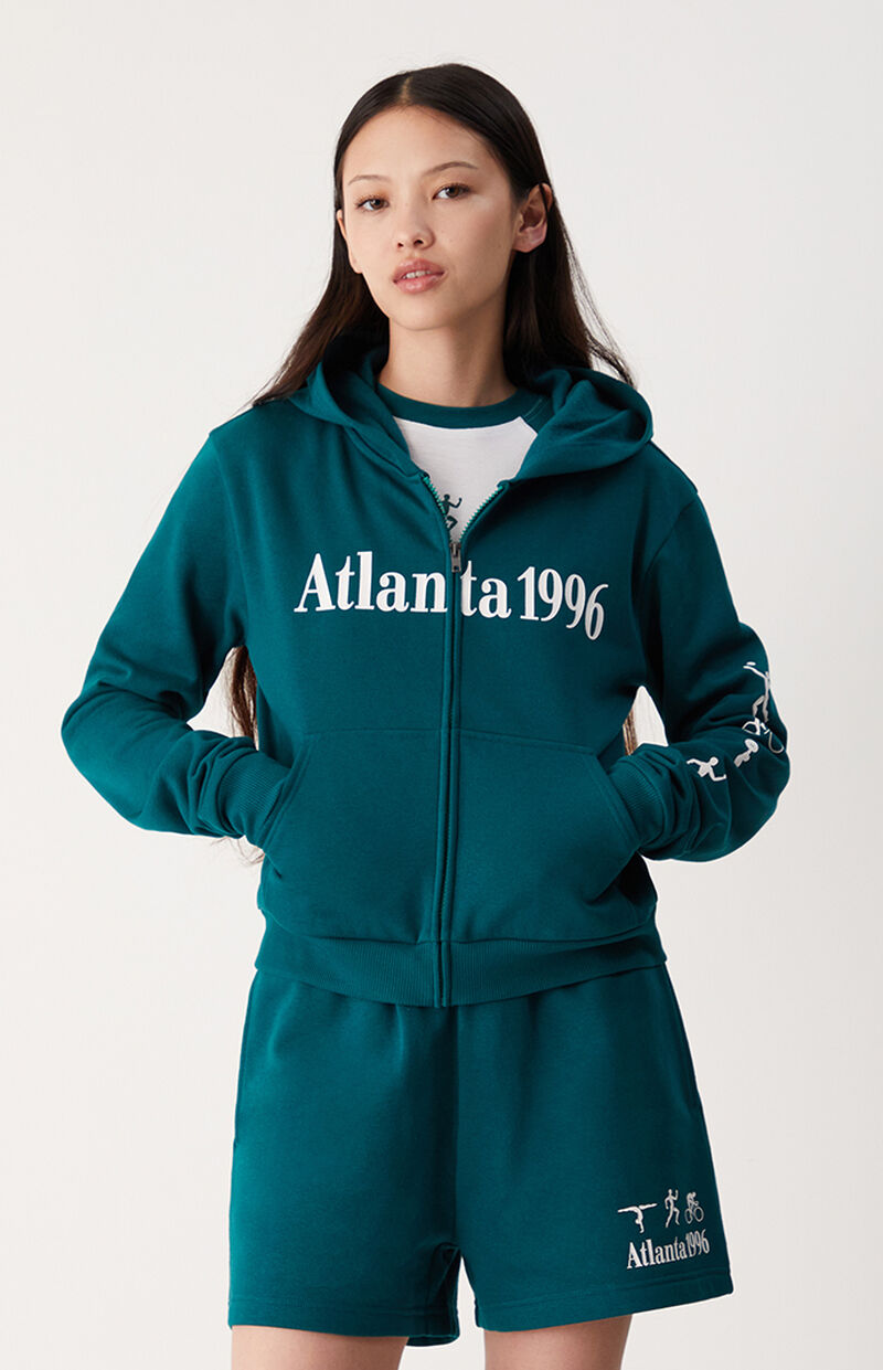 Olympics Atlanta Slim Fit Zip Up Hoodie | PacSun