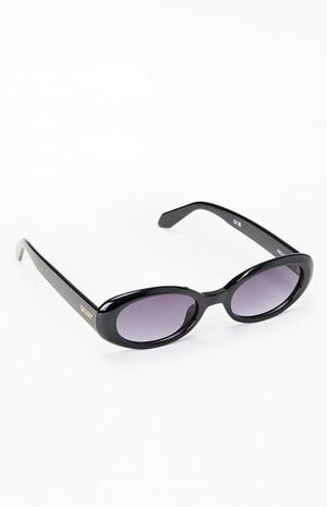 Quay Felt Cute Oval Sunglasses | PacSun