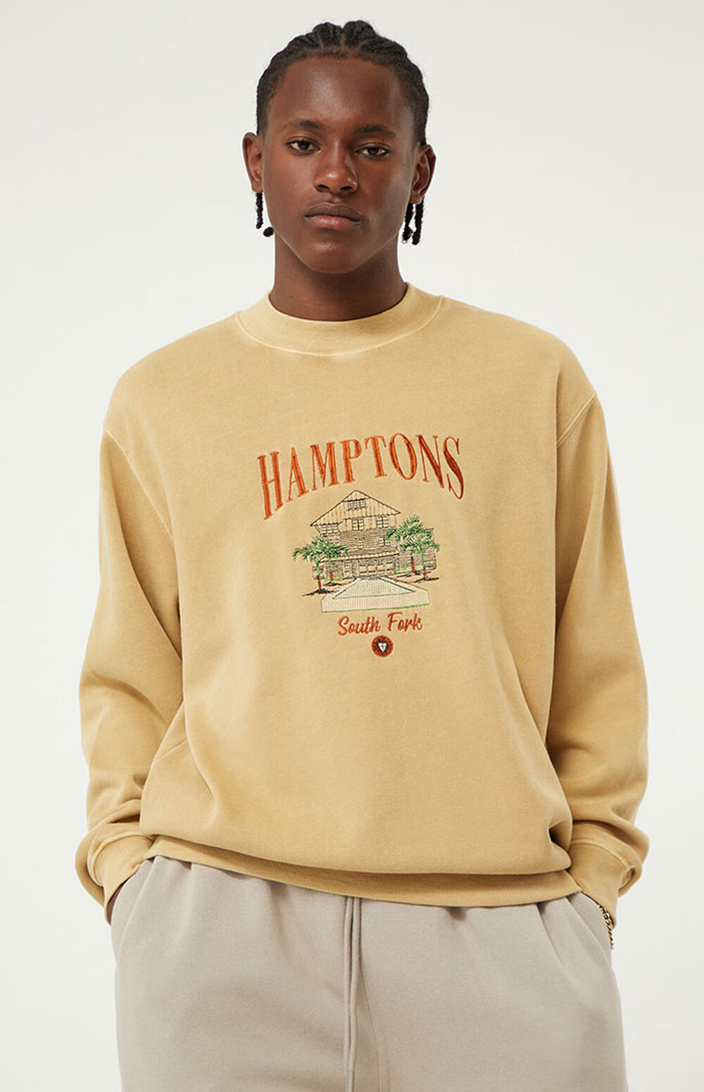 Pacsun Hamptons Vintage Crew Neck Sweatshirt | PacSun