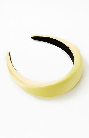 LA Hearts Yellow Thick Headband | PacSun