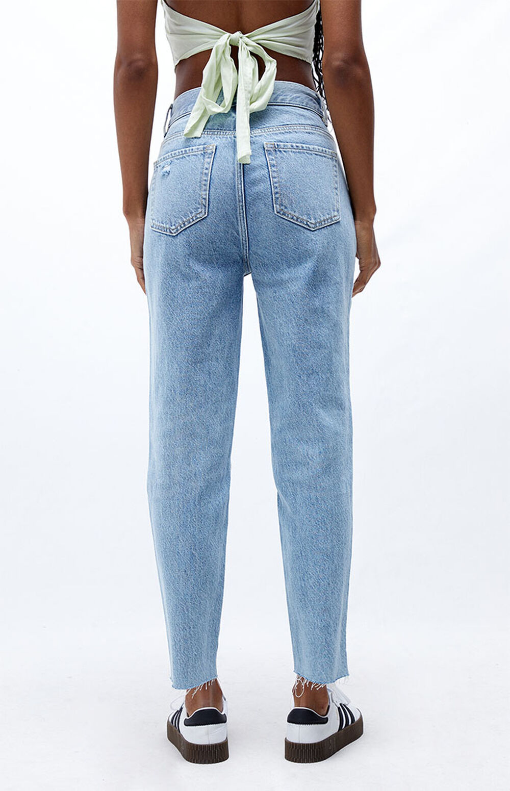 Pacsun Light Blue Ultra High Waisted Slim Fit Jeans | PacSun