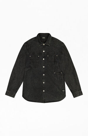 WeSC America Inc Acid Wash Carpenter Overshirt | PacSun