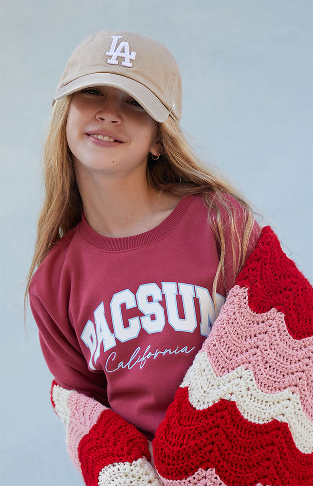 Pacsun Kids Logo Woven Patch Sweatshirt | PacSun