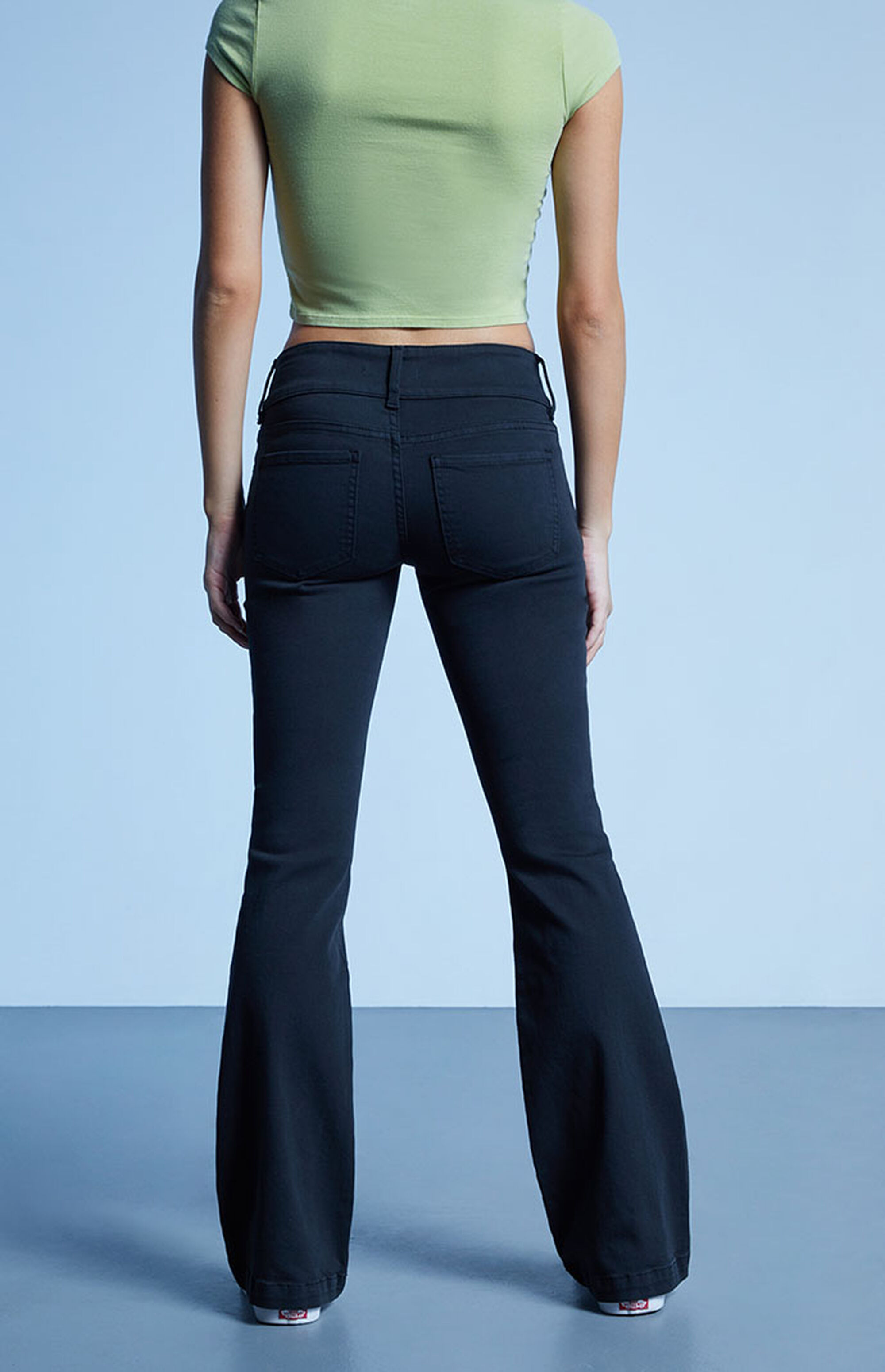 PacSun Black Low Rise Bootcut Jeans | PacSun