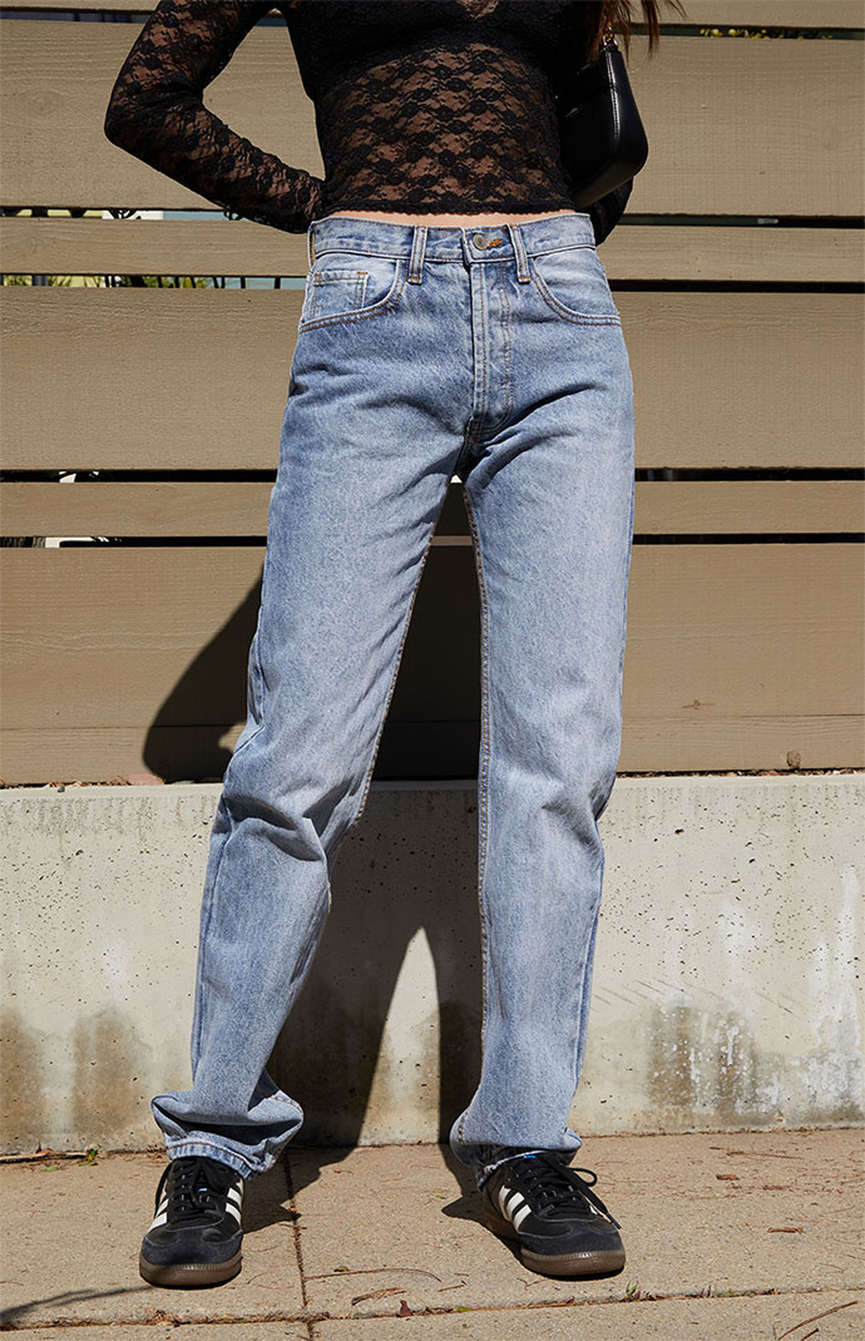 John Galt Light Blue Addison Jeans | PacSun